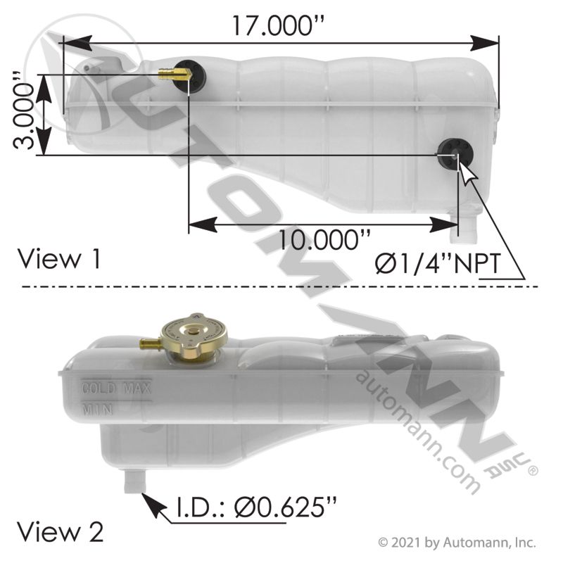 Engine Coolant Reservoir — Great American, Inc.
