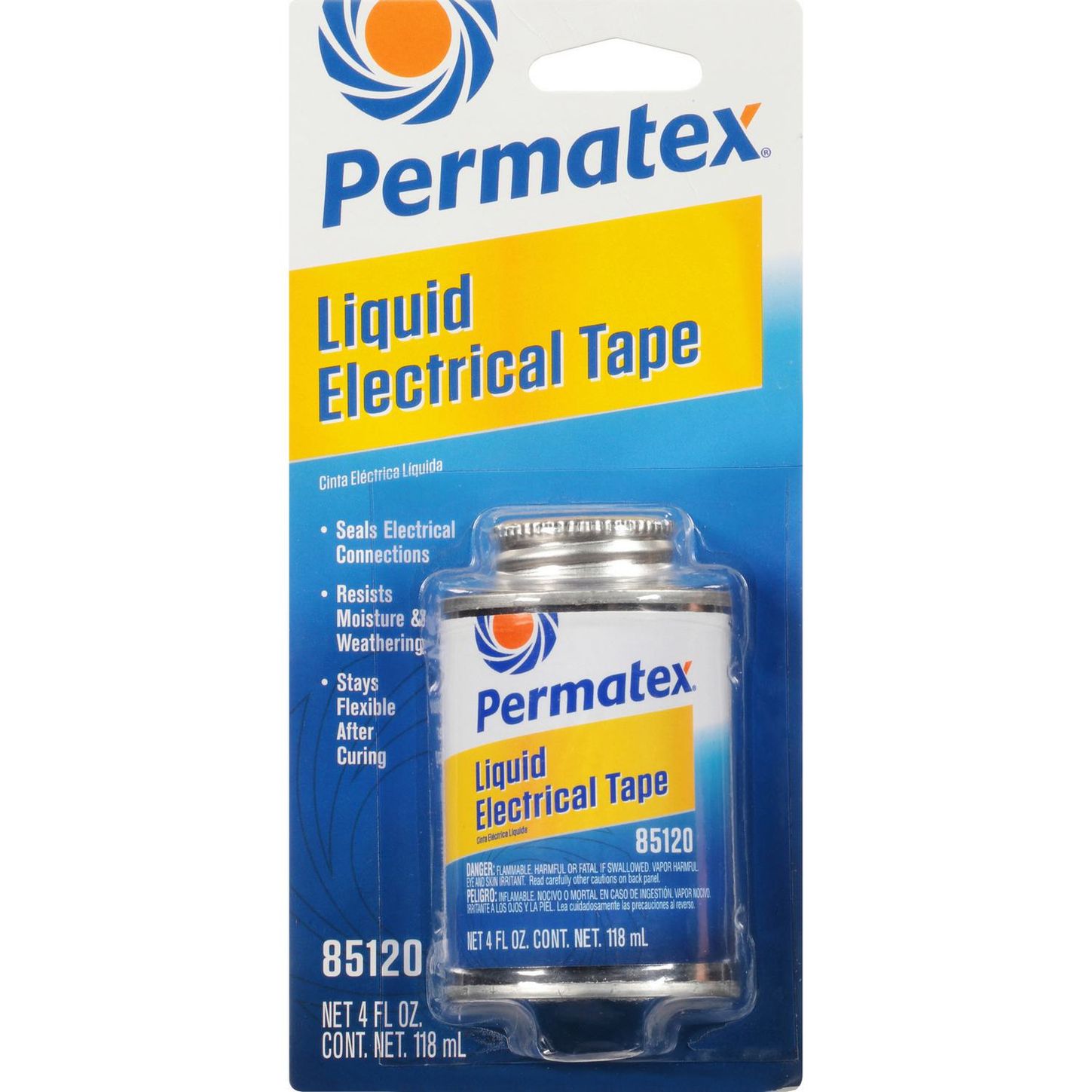 Permatex 85120 LIQUID ELECTRICAL TAPE-4 ounce CAN W/BRUSH — Great ...
