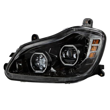 United Pacific 35743 Black 10 LED Headlight For 2013-2021 Kenworth T680 ...