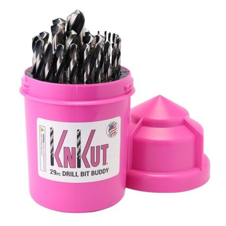 KnKut - Limited Edition - PINK 29 Piece Drill Buddy Jobber Length Drill ...