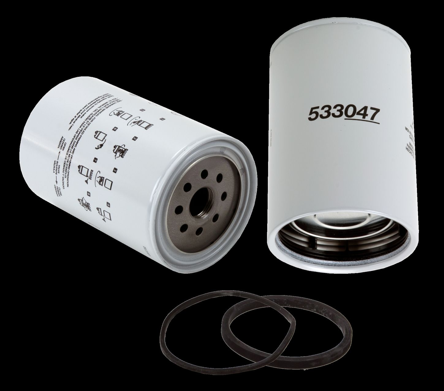 Wix 33047 WIX Spin On Fuel Water Separator w/ Open End Bottom — Great ...